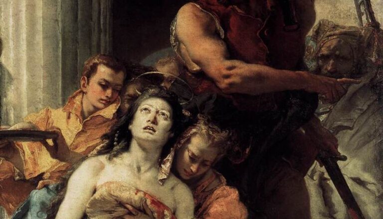 Saint of the day. St. Agatha was a virgin and martyr of Catania.