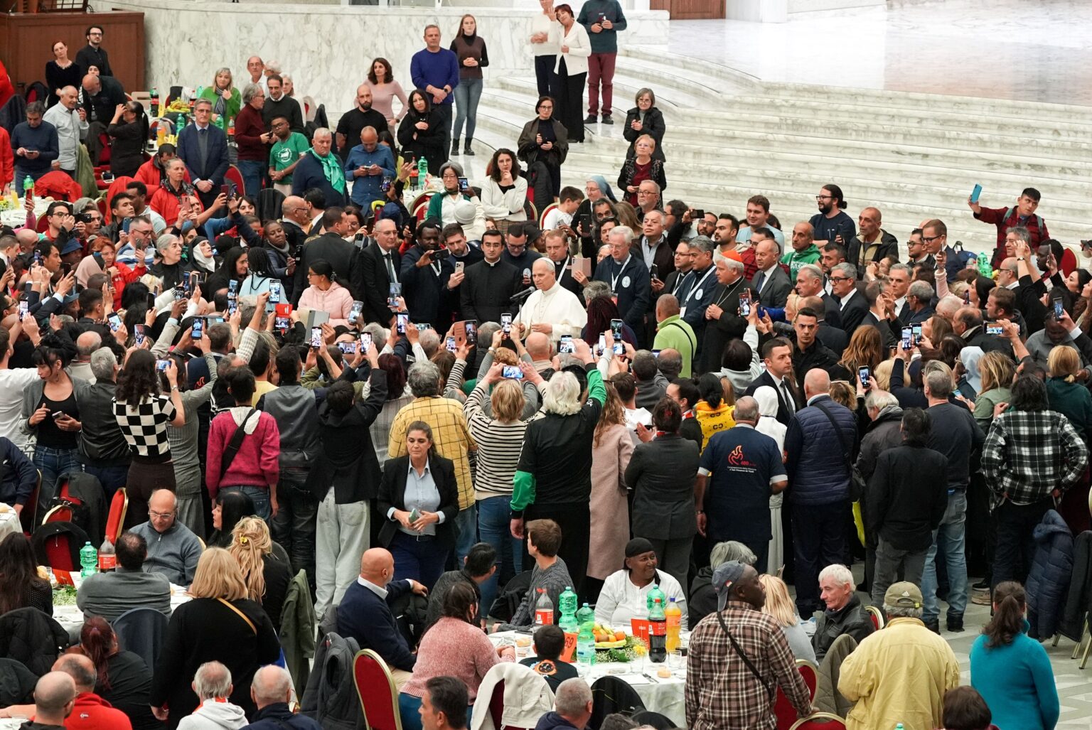 Pope assures the poor that God loves them