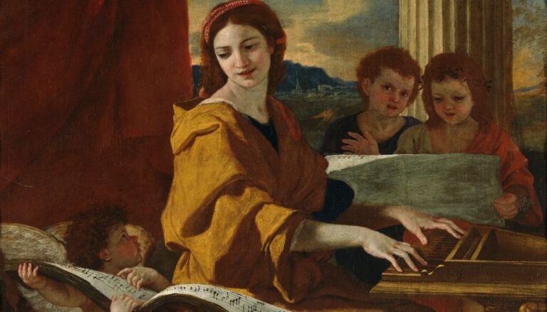 Saint Cecilia, virgin and martyr, patron saint of musicians